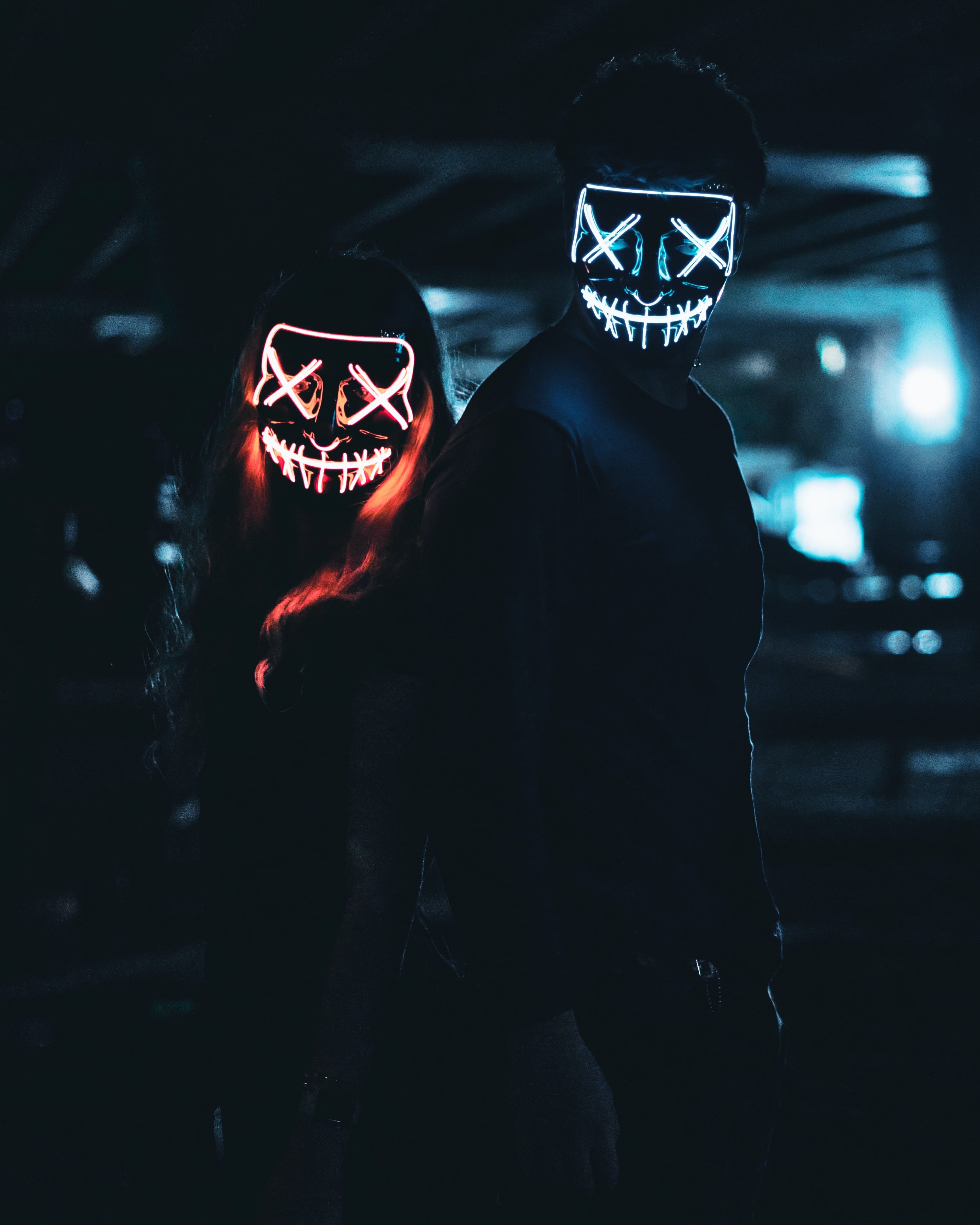 Halloween Purge LED Mask–It's the Holidays