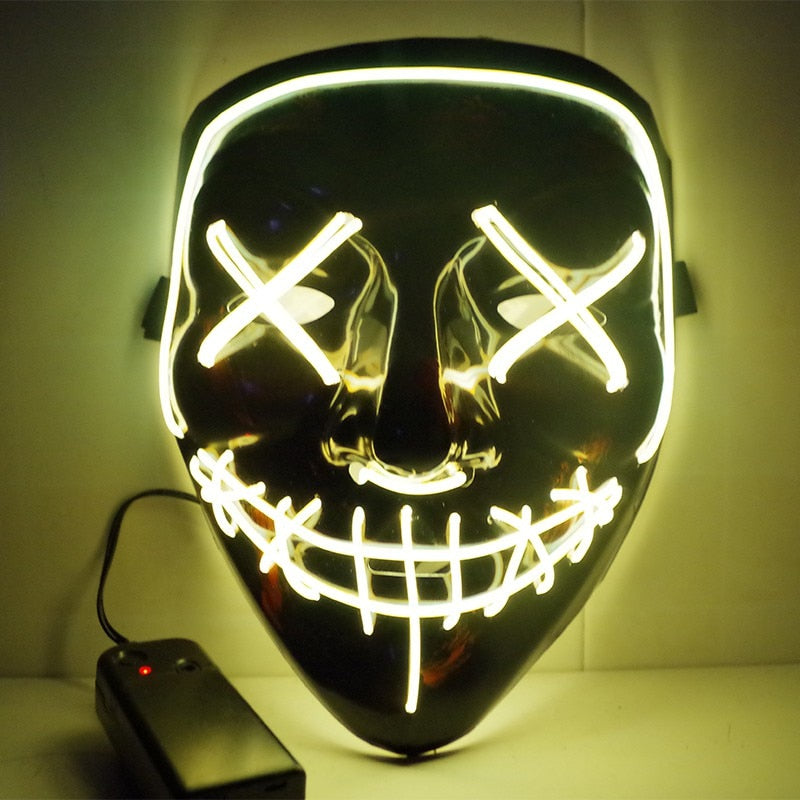 Halloween Purge LED Mask–It's the Holidays