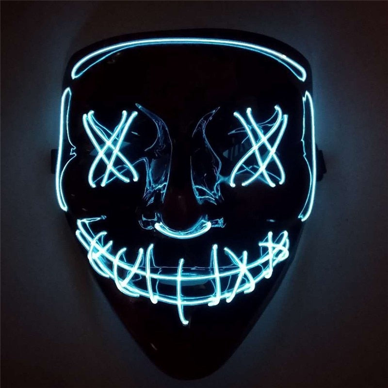 Halloween Purge LED Mask–It's the Holidays