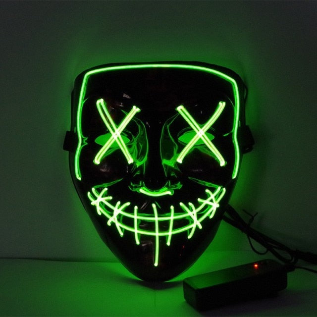 Halloween Purge LED Mask–It's the Holidays
