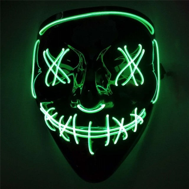 Halloween Purge LED Mask–It's the Holidays
