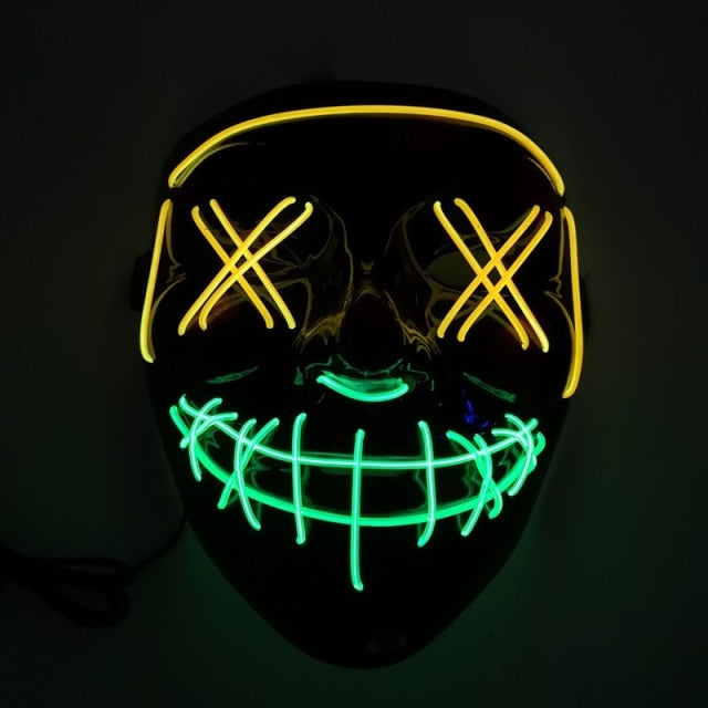 Halloween Purge LED Mask–It's the Holidays