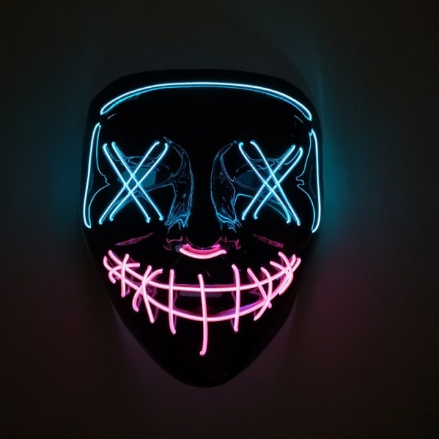 Halloween Purge LED Mask–It's the Holidays