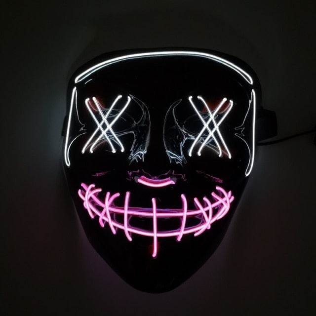 Halloween Purge LED Mask–It's the Holidays