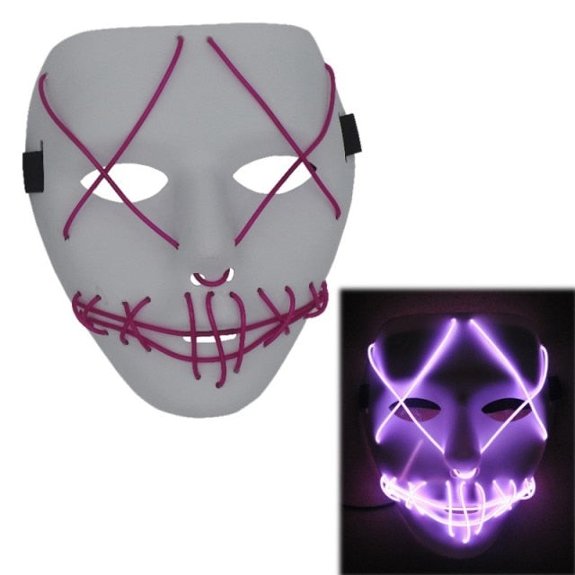 Halloween Purge LED Mask–It's the Holidays