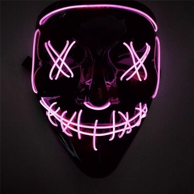 Halloween Purge LED Mask–It's the Holidays