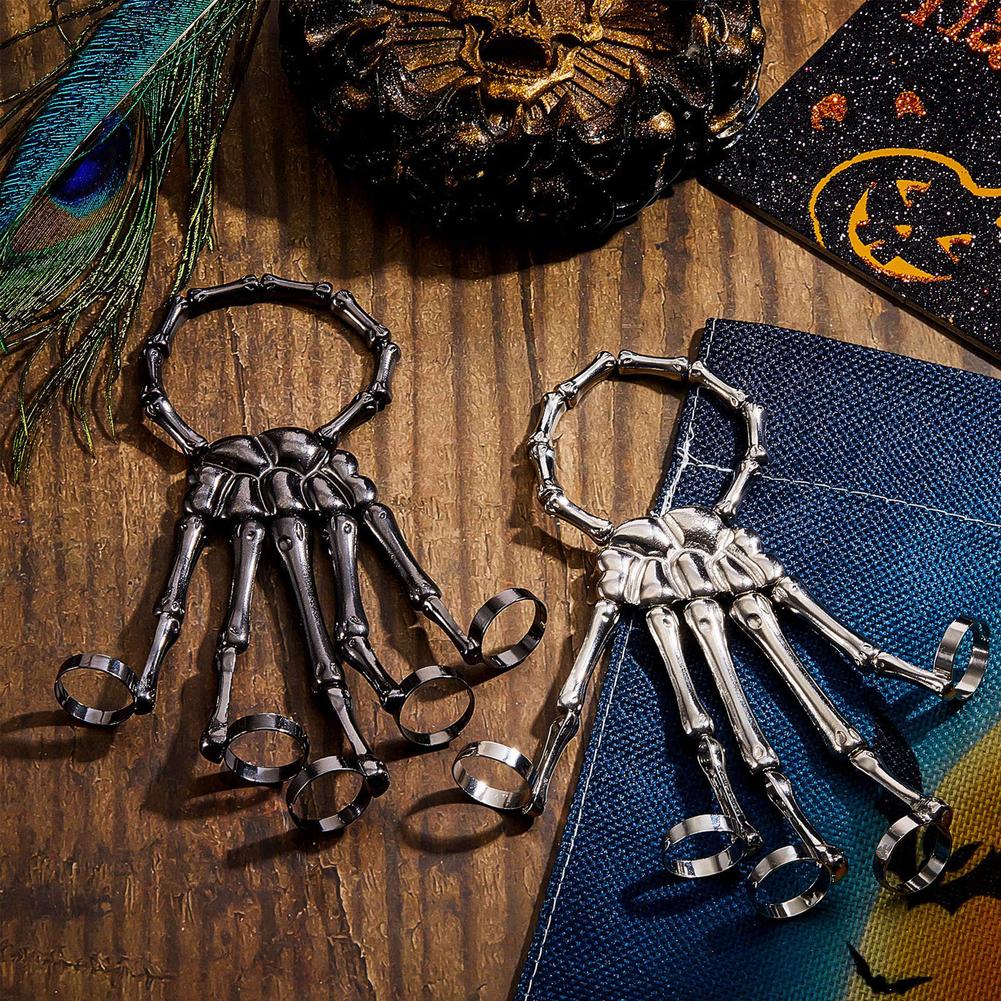 Halloween Gothic Skeleton Bracelet–It's the Holidays